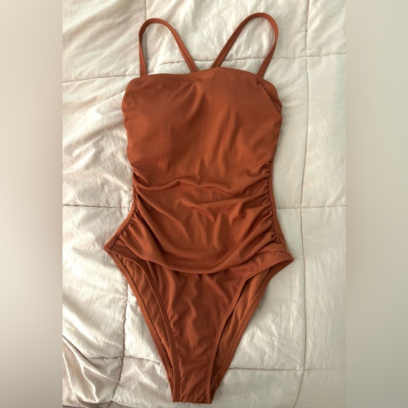 Shade & Shore | Swim | Nwt Shade Shore Burnt Orange One Piece Swimsuit ...